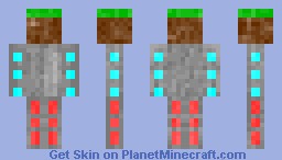 Elemental Man Minecraft Skin