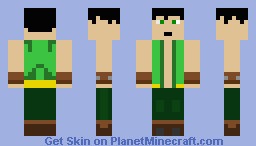 Earth Bender Minecraft Skin