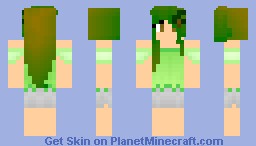 Earth Elemental Girl Minecraft Skin