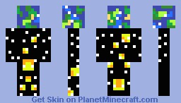 Earth and Space Minecraft Skin