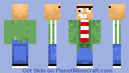 Ed from Ed, Edd and Eddy Minecraft Skin