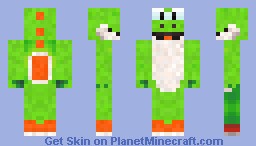 My Edited Yoshi Minecraft Skin