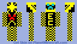 Electro Creeper Minecraft Skin