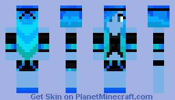 Blue Fire Minecraft Skin