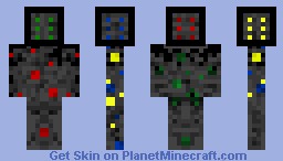 Elemental Golem, Skin (King of all Element Golems) Minecraft Skin