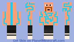 Futuristic Robot Mohawk Guy Minecraft Skin