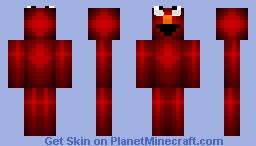 Elmo From Sesame Street Minecraft Skin