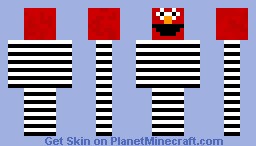 elmo in prison Minecraft Skin