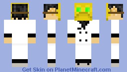 Emerald Masked Brother Minecraft Skin