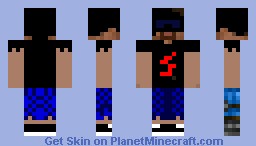 Emo Steve Minecraft Skin