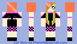 EnderMan Girl Minecraft Skin