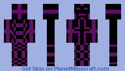 An EnderMan In Human Form Minecraft Skin