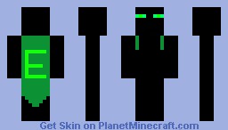 Enderman with a cape Minecraft Skin