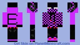 EnderMan Jacket Minecraft Skin