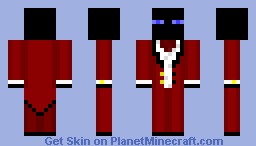 Enderman : Red Tux Minecraft Skin