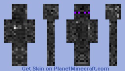 Enderman (shaded) Minecraft Skin