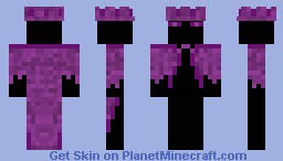 The King Of Enderman Minecraft Skin