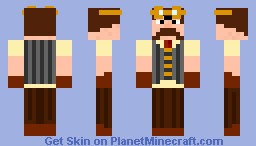 Steampunk Engineer Minecraft Skin