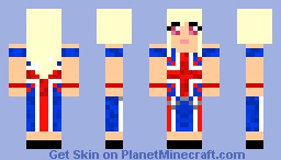 British chick Minecraft Skin