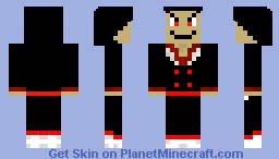 Evil Dark Guy Minecraft Skin