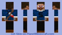 Explorer Steve Minecraft Skin