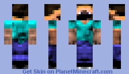 Explosion survived steve Minecraft Skin