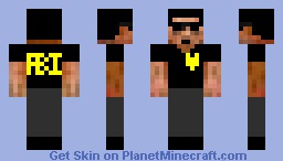 FBI Agent Minecraft Skin