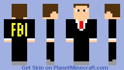 FBI Agent Minecraft Skin