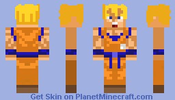 Goku Saiyan Minecraft Skin