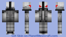 Futuristic Spider-Bot White Minecraft Skin