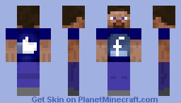 Facebook Fanboy Minecraft Skin