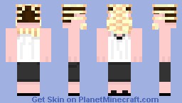 Facehugged Man Minecraft Skin