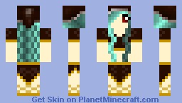 Fairy skin w/ blue hair Minecraft Skin