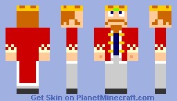 The king from Captain Sparkle's Fallen Kingdom Minecraft Skin
