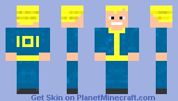 Fallout Vault Boy Minecraft Skin