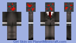 Fancy Redstone Ore Minecraft Skin