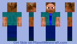 Fancy Steve Minecraft Skin