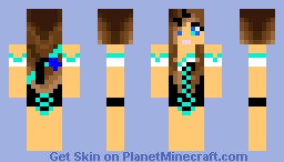 Farmer-Water Girl Minecraft Skin