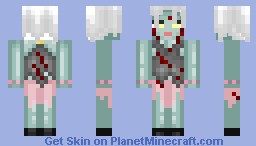 Female Zombie Minecraft Skin