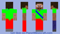 Steve - Changed Minecraft Skin