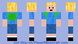 Finn The Human (with no hat) Minecraft Skin