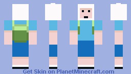 Adventure Time - Finn Minecraft Skin