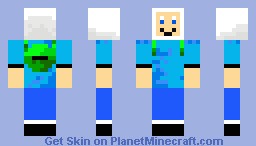 Adventure Time Finn Minecraft Skin