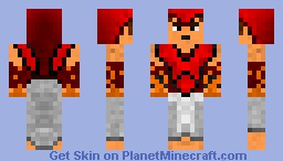 Fire Elementist Minecraft Skin