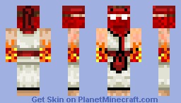 Fire Fists Minecraft Skin