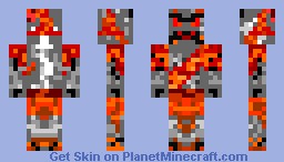 Fire God Minecraft Skin