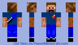 Fire Heart (super-hero, fire powers) Minecraft Skin