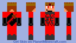 Fire King Minecraft Skin
