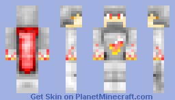 Fiery Knight (Skin Battle v.s. Metaawesome and Craftition) Minecraft Skin