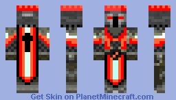 Fire Knight Minecraft Skin